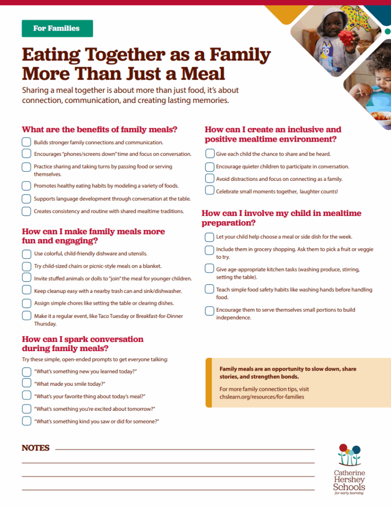 Eating Together as a Family: More Than Just a Meal - Catherine Hershey ...