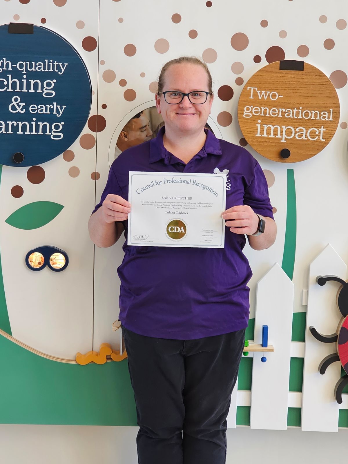 Two Child Development Associate Credential Certifications Achieved ...