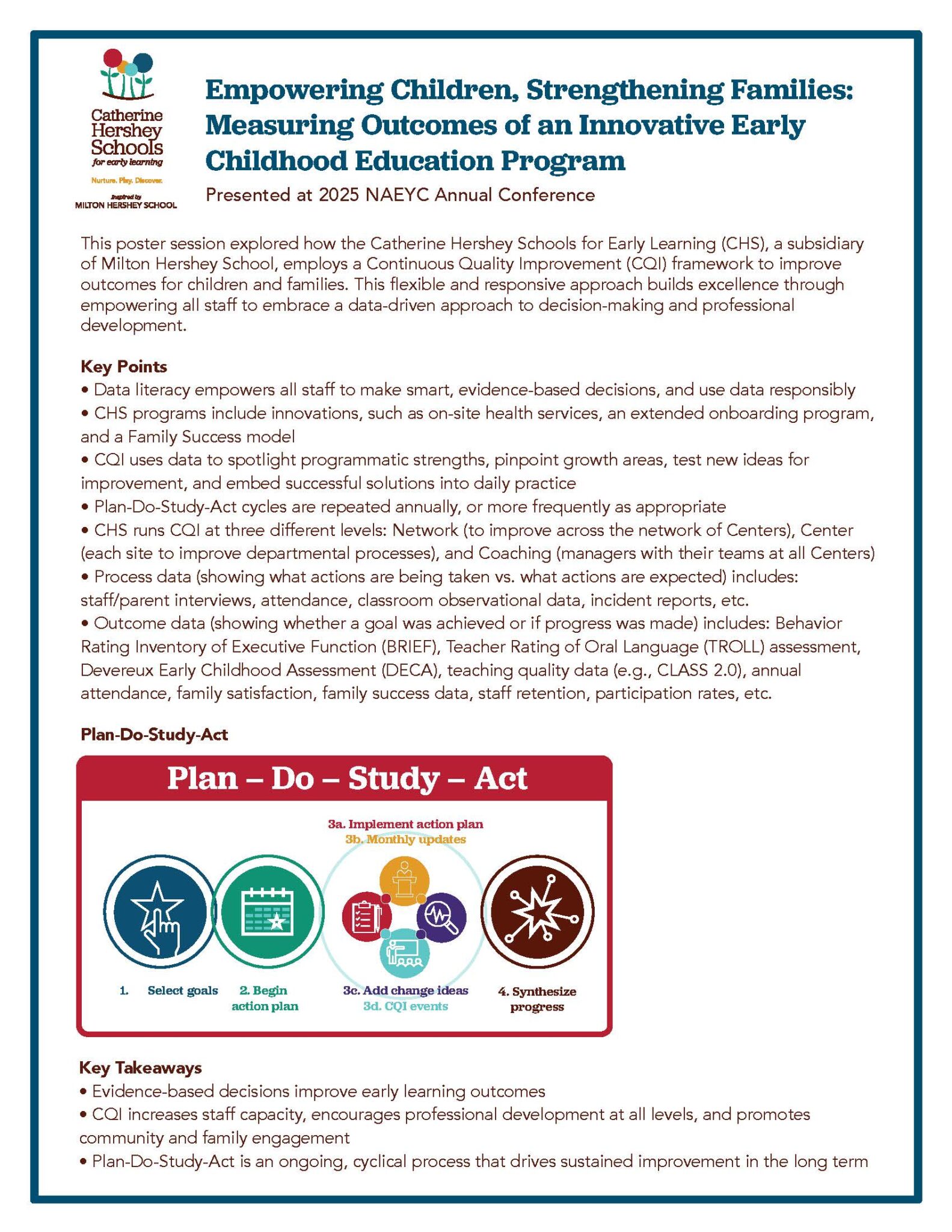 2025 NAEYC - Catherine Hershey Schools